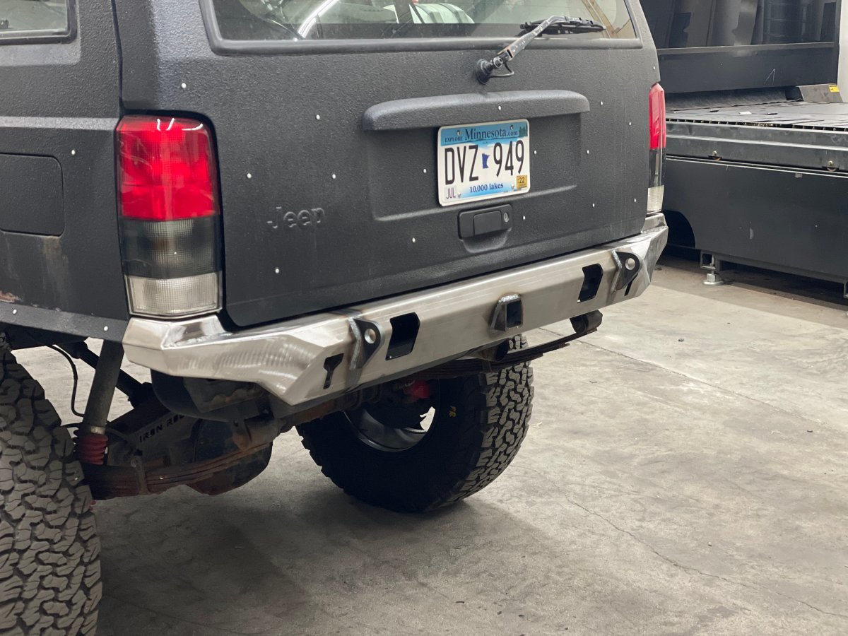 DIY HiLine Cut and Fold Rear Bumper | Jeep Cherokee XJ (1984-2001 ...